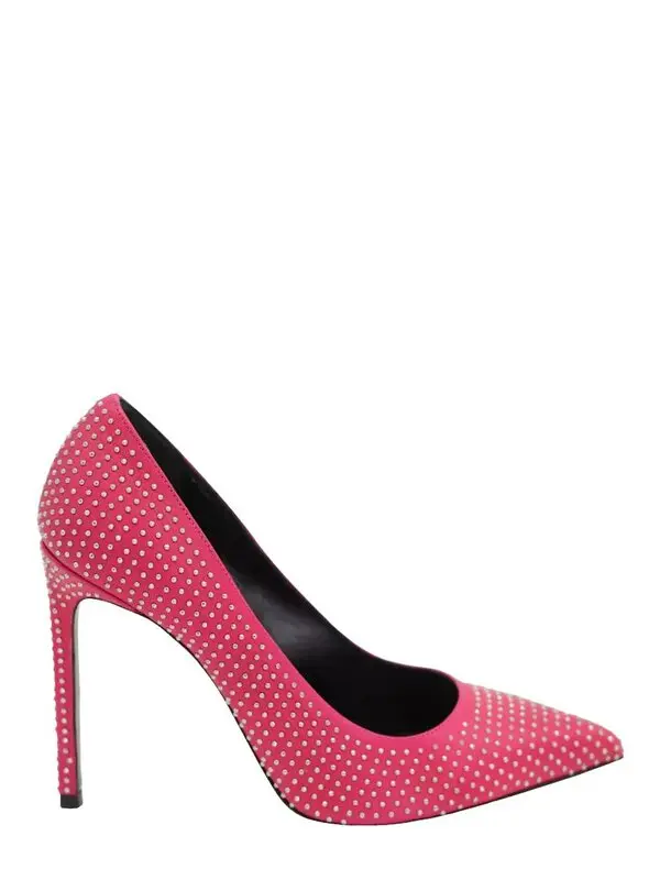 Saint Laurent Studded Pointed Pumps - Pink