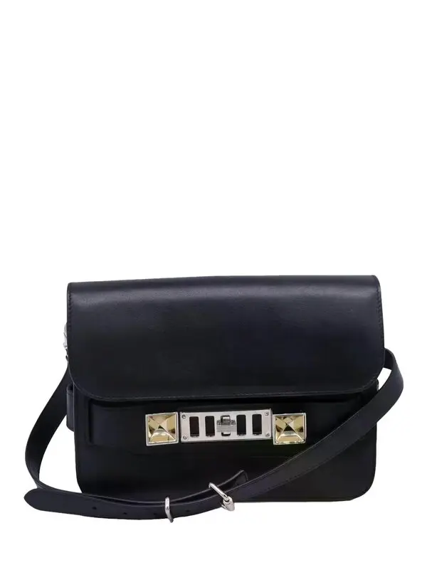 Proenza Schouler Mini Ps11 Flap Shoulder Bag - Black