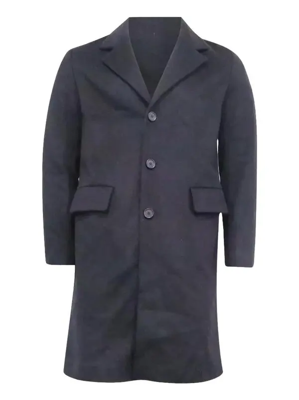 Sandro Single-breasted Coat - Black