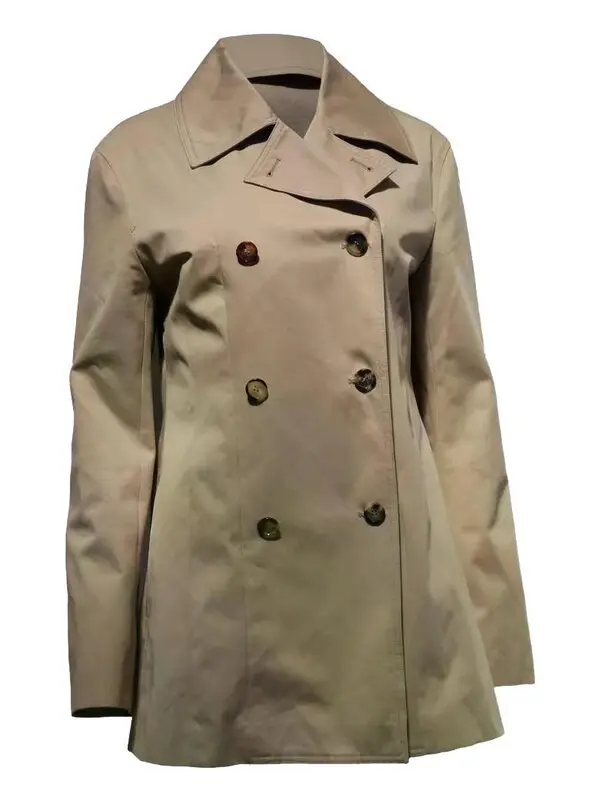 TOTEME Cotton Double-breasted Jacket - Neutrals