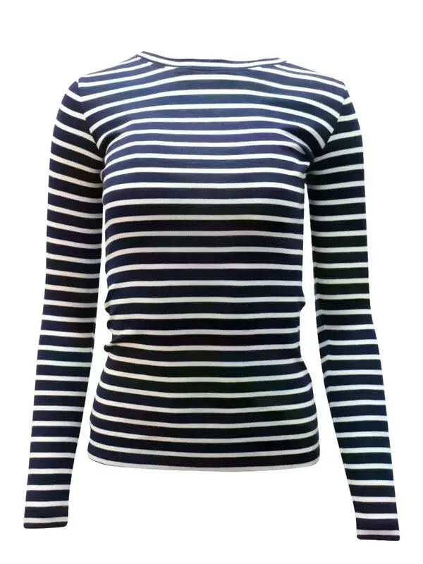 Vince Striped Long-sleeve Top - Blue