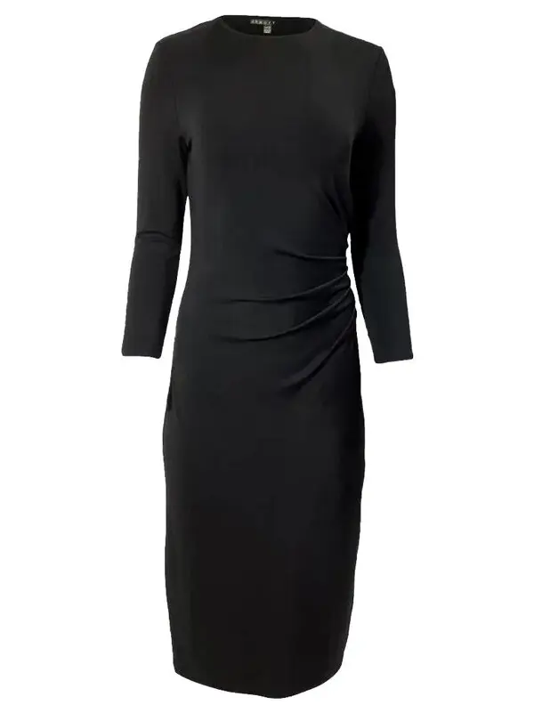 Theory Long-sleeve Midi Dress - Black