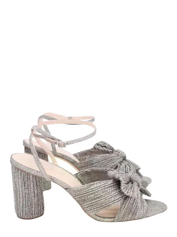 LOEFFLER RANDALL Camellia Knot Sandals - Silver