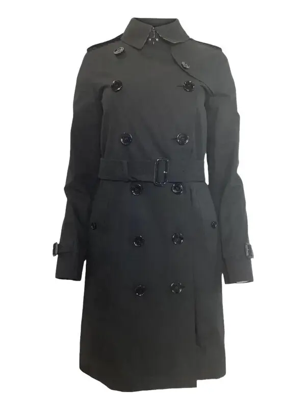 Burberry Kensington Double-breasted Coat - Black