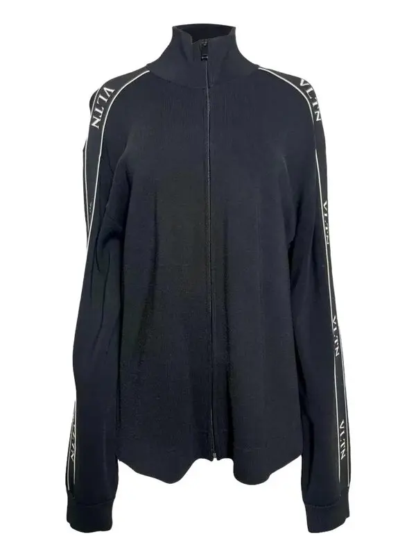 Valentino Garavani Logo-tape Jacket - Black