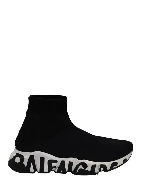 Balenciaga Speed 2.0 Logo-print Sneakers - Black