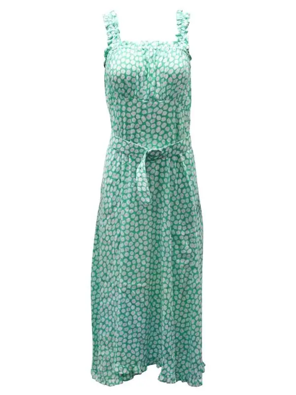 Faithfull The Brand Floral-print Dress - Green