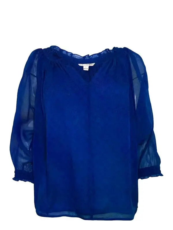 Diane Von Furstenberg Puff-sleeves Blouse - Blue