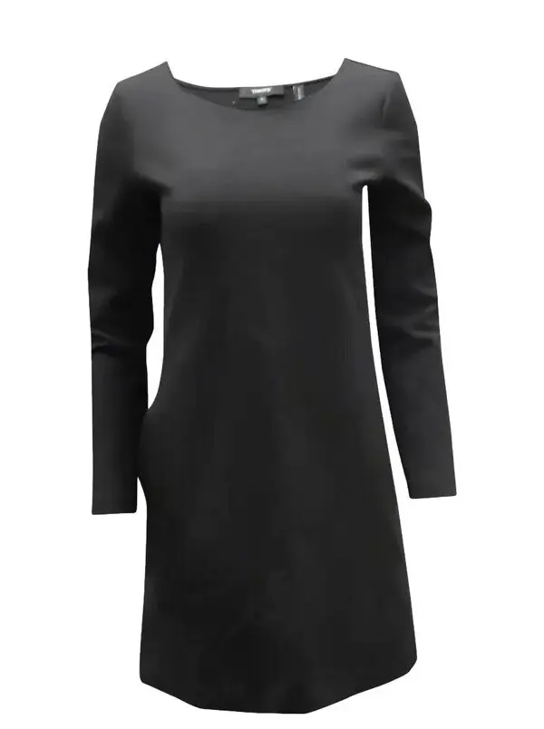 Theory Long-sleeve Mini Dress - Black