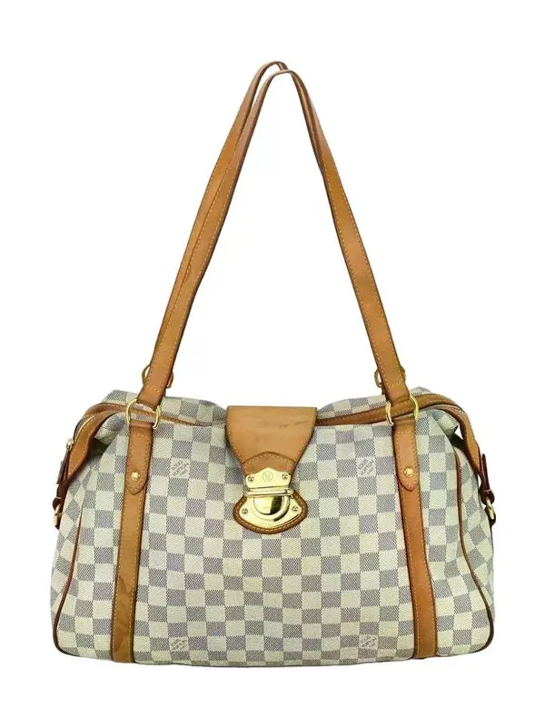 LOUIS VUITTON Stresa Pm Chequered Shoulder Bag - Neutrals