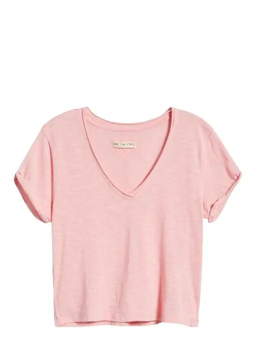 Free People Take Two T-shirt - Rose Oil