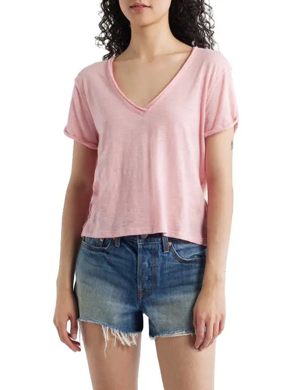 Free People Take Two T-shirt - Rose Oil