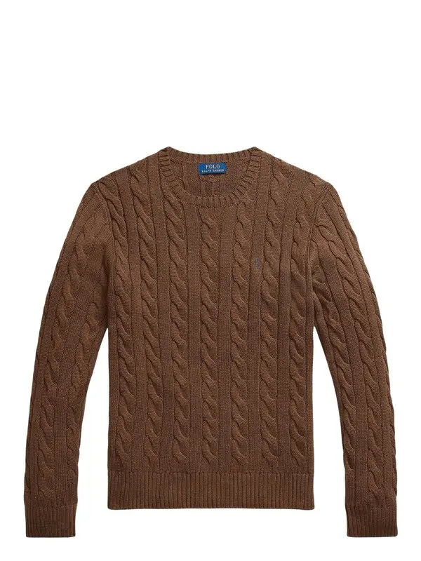 Polo Ralph Lauren Cotton Crew Neck Sweater - Brown
