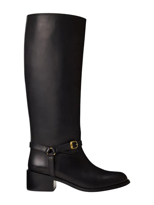 Polo Ralph Lauren Ankle Strap Boots - Black