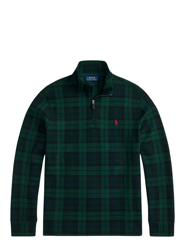 Polo Ralph Lauren High Neck Sweater With Logo - Green