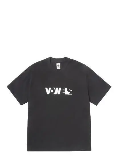VOWELS Overall Tee - Black