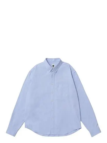 VOWELS Oxford Button Down Shirt - Blue