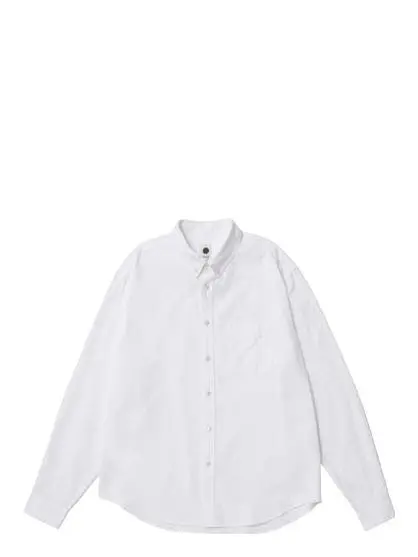 VOWELS Oxford Button Down Shirt - White