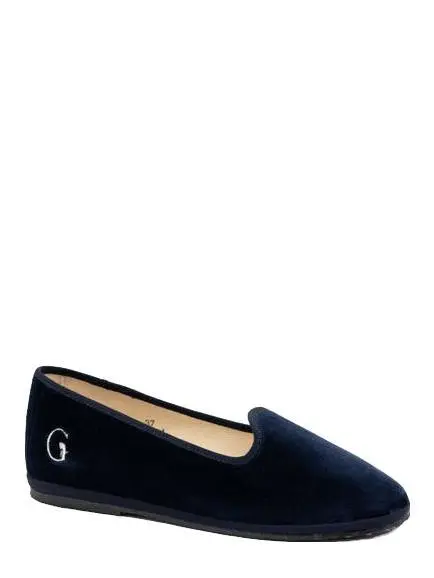 GONDOLINA SHOES Venetian Velvet Slippers - Venezia Navy