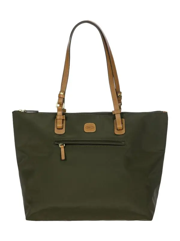 Bric'S X-travel Expandable Shoulder Bag - Olive