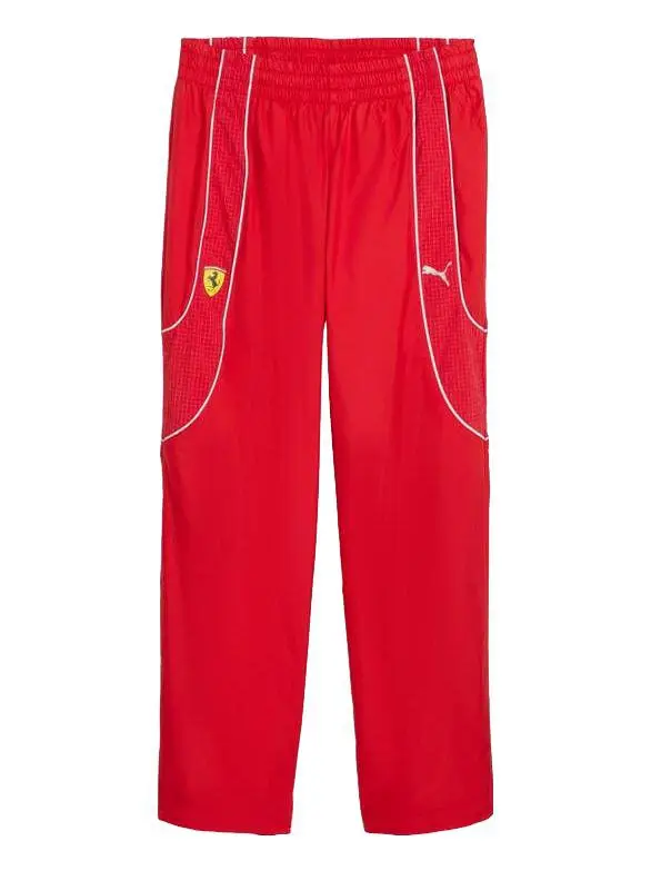 PUMA X Ferrari Tech-x Elastic Waist Pants - Rosso Corsa