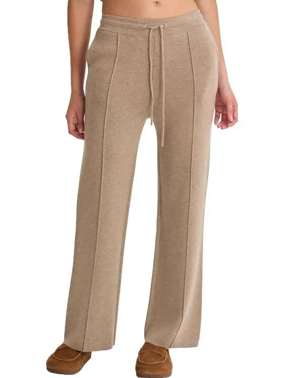 CRESCENT Lounge Knit Pants - Taupe