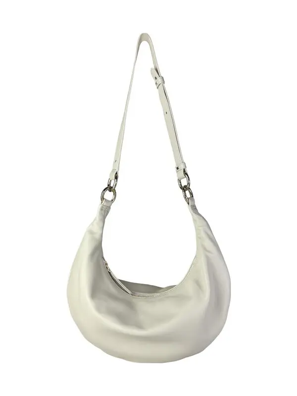HYER GOODS Small Leather Convertible Ring Bag - Off-white