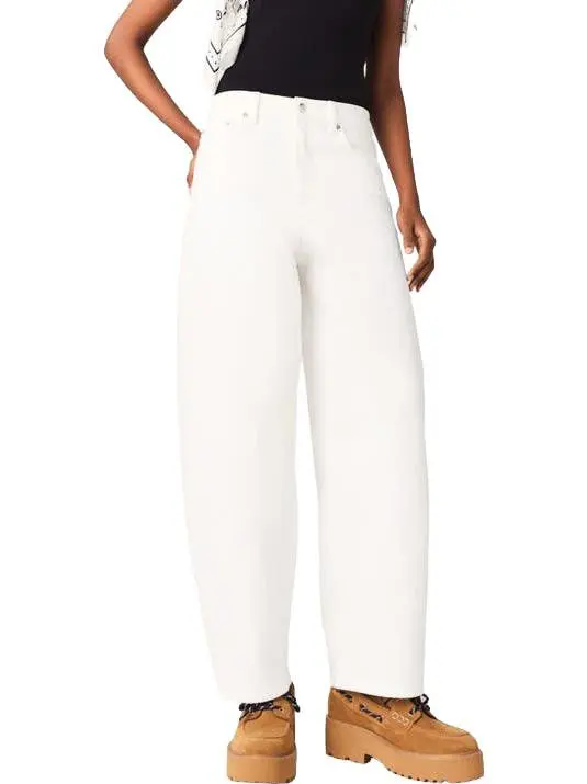 Maje Balloon Jeans - White