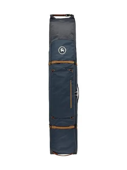 BACKCOUNTRY Cottonwoods Double Ski & Snowboard Rolling Bag G2 - Midnight Blue/turbulence