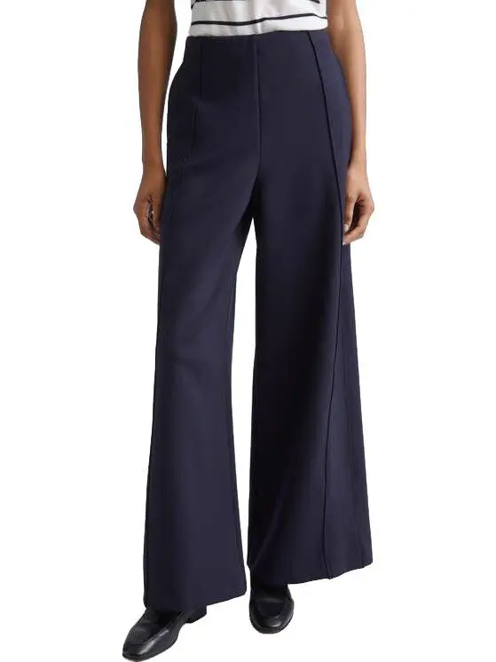 Max Mara Jersey Wide Leg Pants - Ultramarine