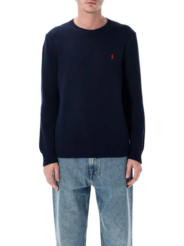 Polo Ralph Lauren Classic Cotton Pony Jumper - Hunter Navy