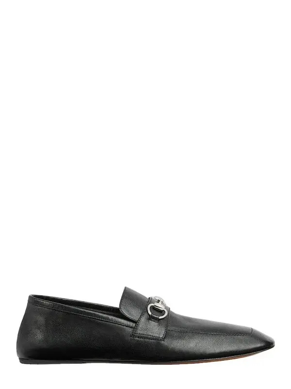 Gucci Horsebit Leather Loafer - Black