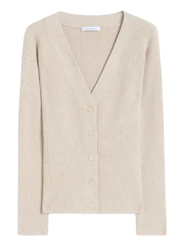 Max Mara Wool And Cashmere Knit Jumper - Beige