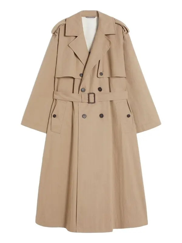 Max Mara Flowing Trench Coat - Hazelnut Brown