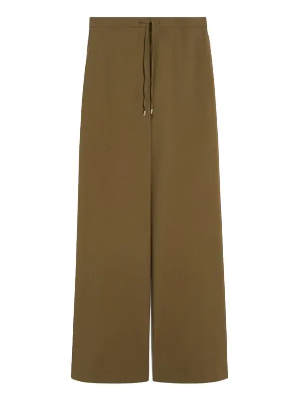 Max Mara Woollen Cloth Joggers - Kaki