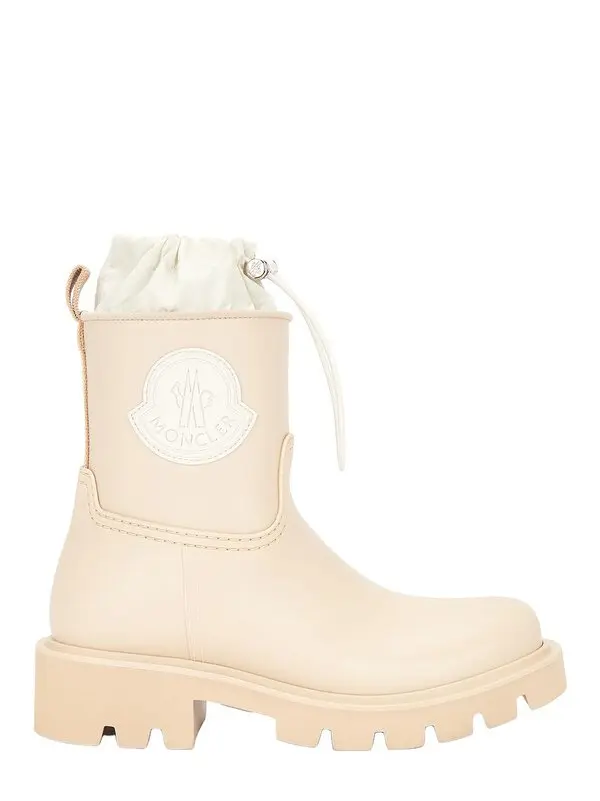 Moncler Kickstream Rain Boots - Beige