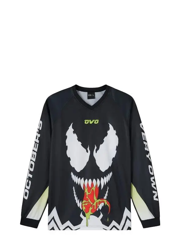 OVO X Marvel Venom Snocross Jersey - Black
