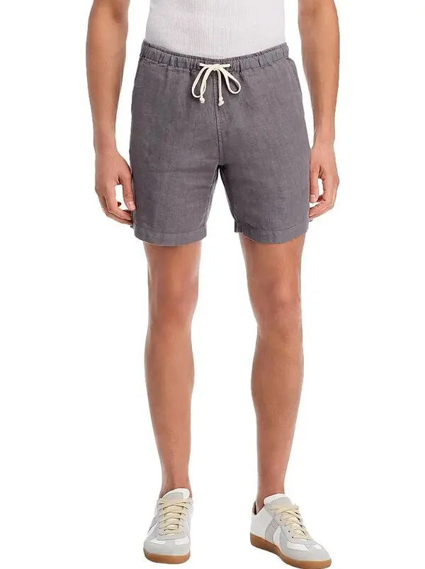 ALEX CRANE Bo Linen Shorts - Slate