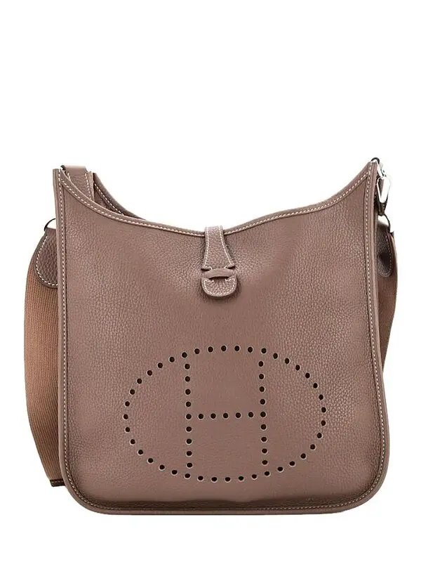 HERMES Pm Evelyne Bag Gen Iii Clemence - Gray