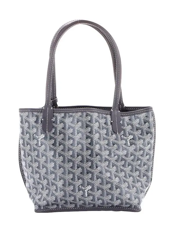 Goyard Anjou Reversible Tote Coated Canvas - Gray