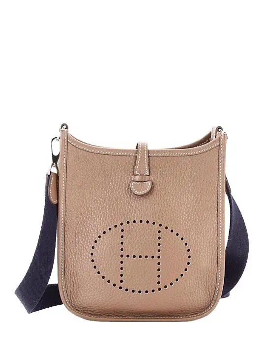 HERMES Tpm Evelyne Bag Gen Iii Clemence - Gray
