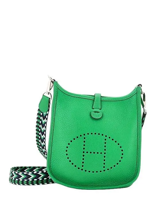 Hermès Tpm Evelyne Bag Gen Iii Clemence - Green