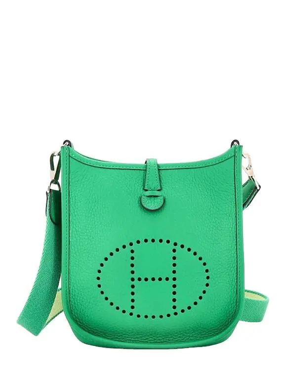 HERMES Tpm Evelyne Bag Gen Iii Clemence - Green