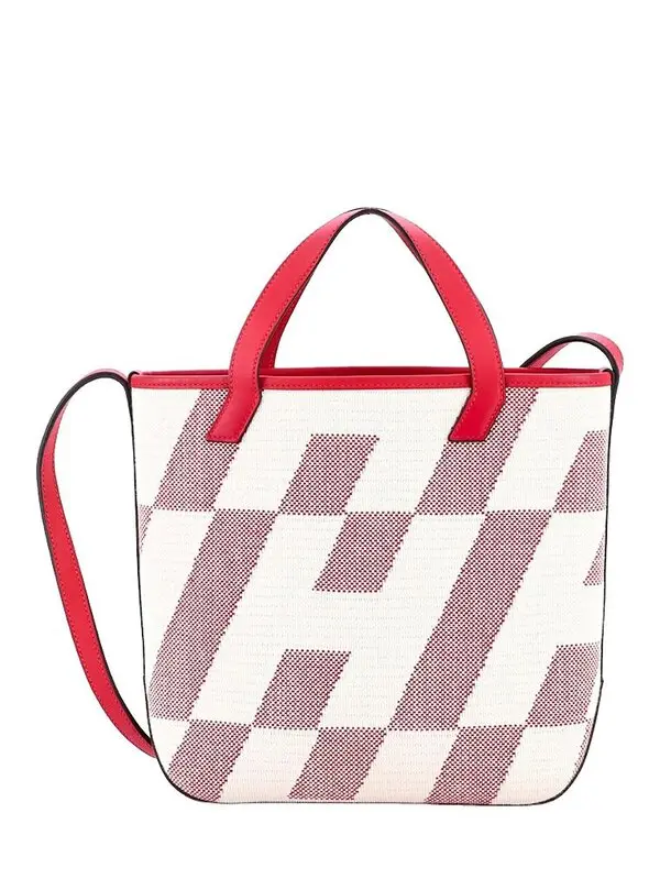 HERMES 27 Cabas H En Biais Tote - Pink