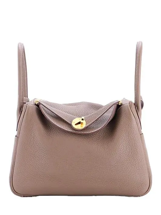 HERMES 26 Lindy Bag Clemence - Gray