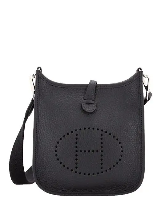 Hermès Tpm Evelyne Bag Gen Iii Clemence - Black