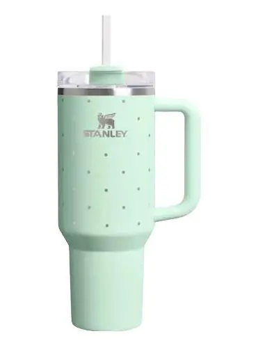 STANLEY 40oz Flowstate Quencher Tumbler - Peppermint Polka Dot