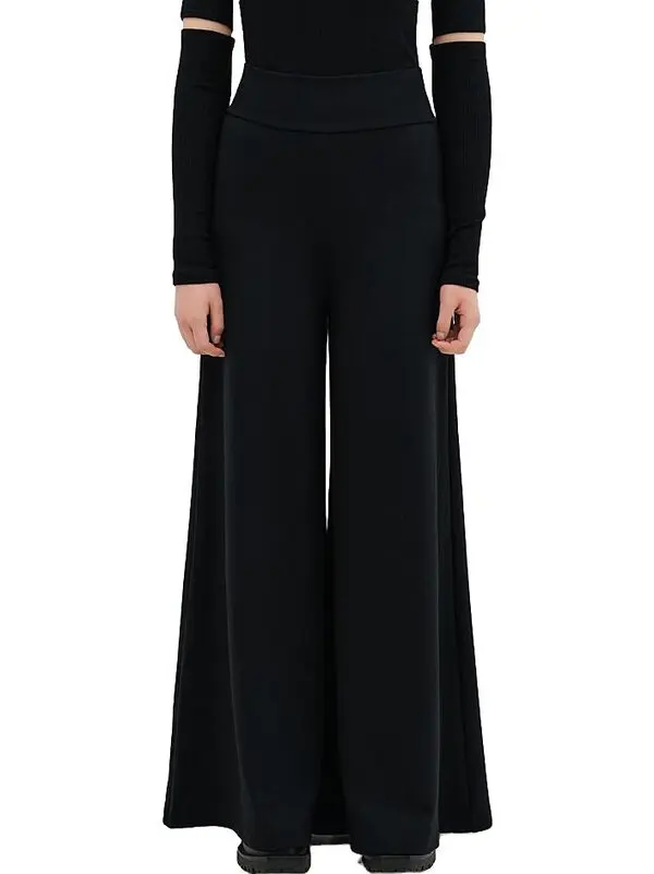 MARCELLA Georgia Wide Leg Trousers - Black