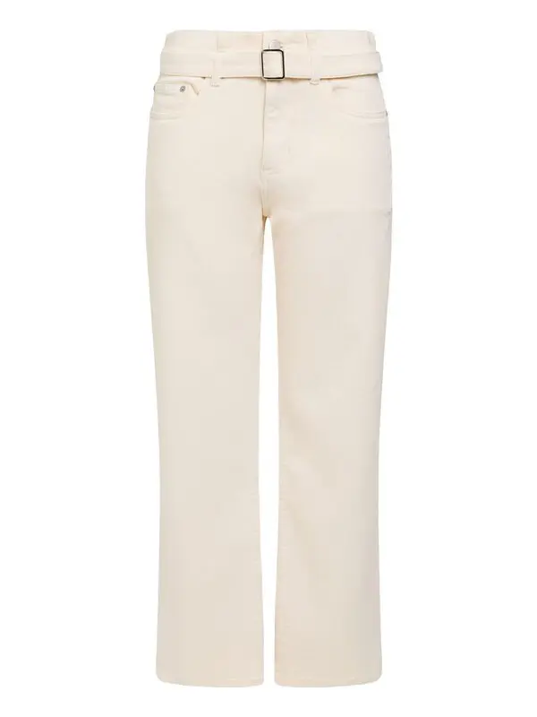 Proenza Schouler High-rise Straight-leg Jeans - Ecru