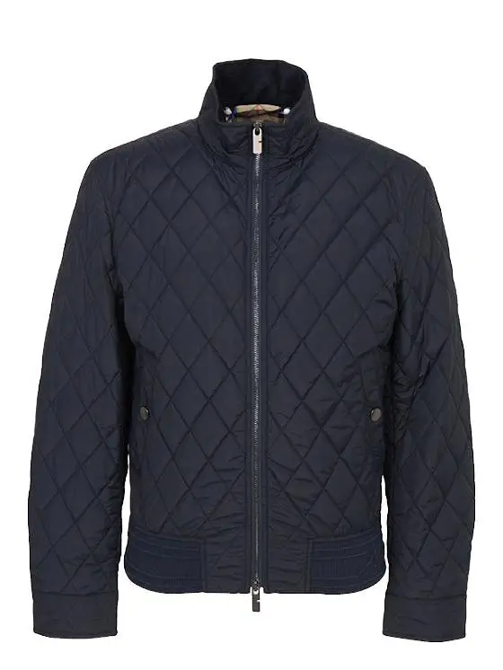 Burberry Taunton Quilted Jacket - Navy Blue